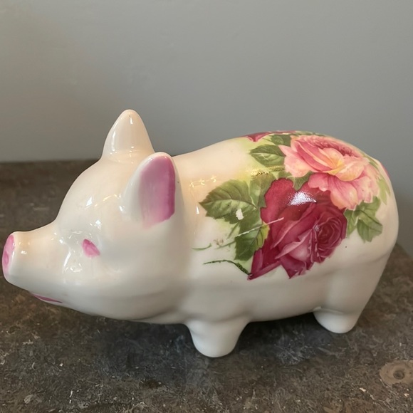 Accents | Ceramic Hand Painted Pig | Poshmark